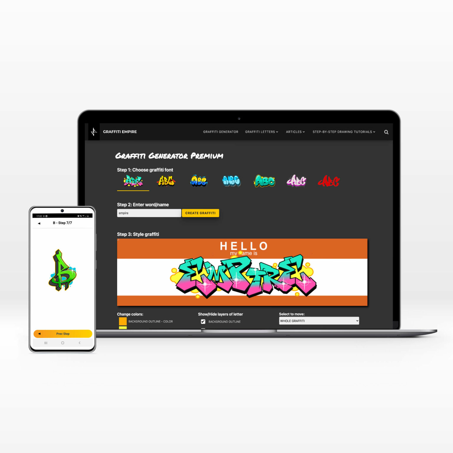 Graffiti Empire - Graffiti Sketching: Apps, Letters & Tutorials