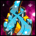Graffiti Letter X: inspirational images and tutorial
