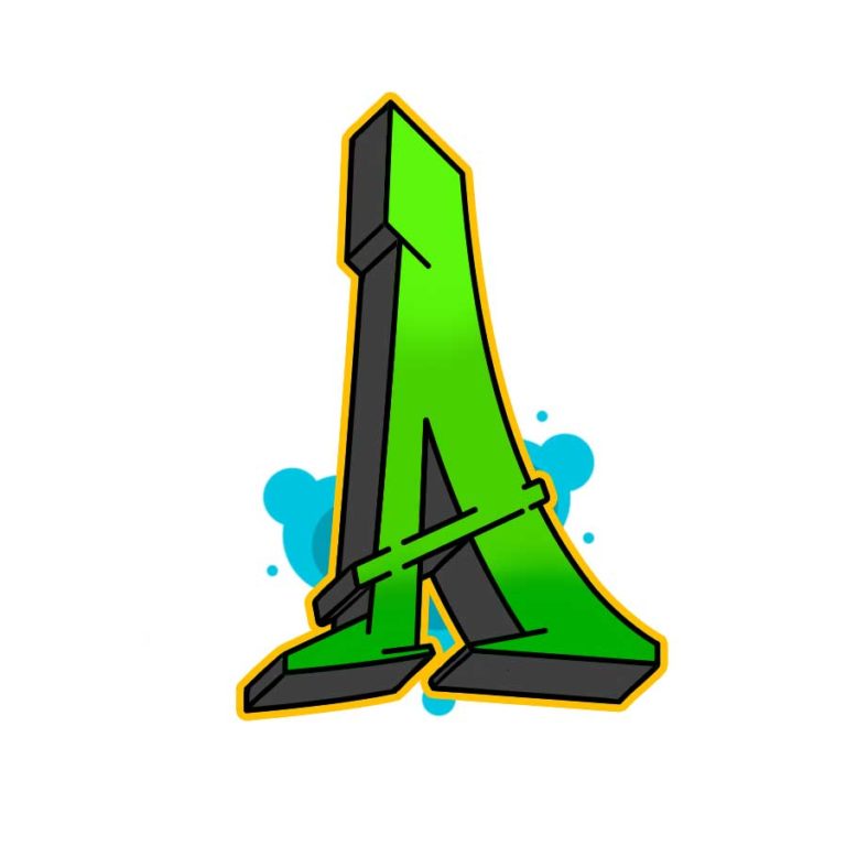 Graffiti Letter A: Inspirational Images and Tutorial