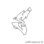 Graffiti Letter E: inspirational images and tutorial