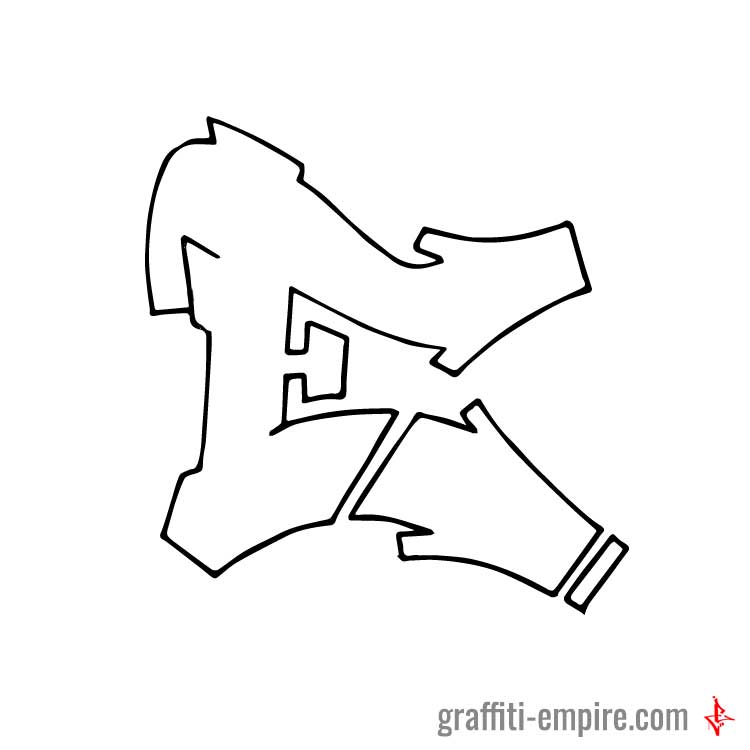 Graffiti letter E [images] - in different styles | Graffiti Empire