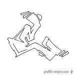 Graffiti Letter E: inspirational images and tutorial