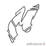 Graffiti Letter M: inspirational images and tutorial