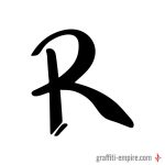 Graffiti Letter R: inspirational images and tutorial