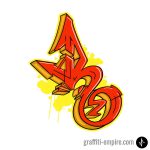 Graffiti Letter R: inspirational images and tutorial