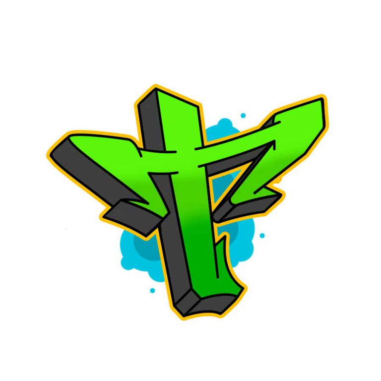 Graffiti Letter T: inspirational images and tutorial
