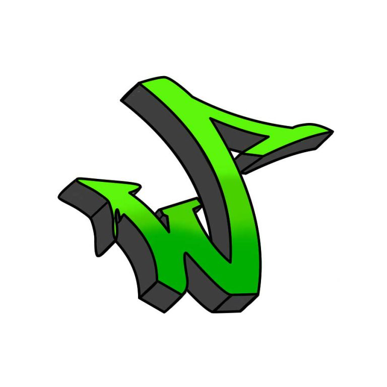 Graffiti Letter W: inspirational images and tutorial